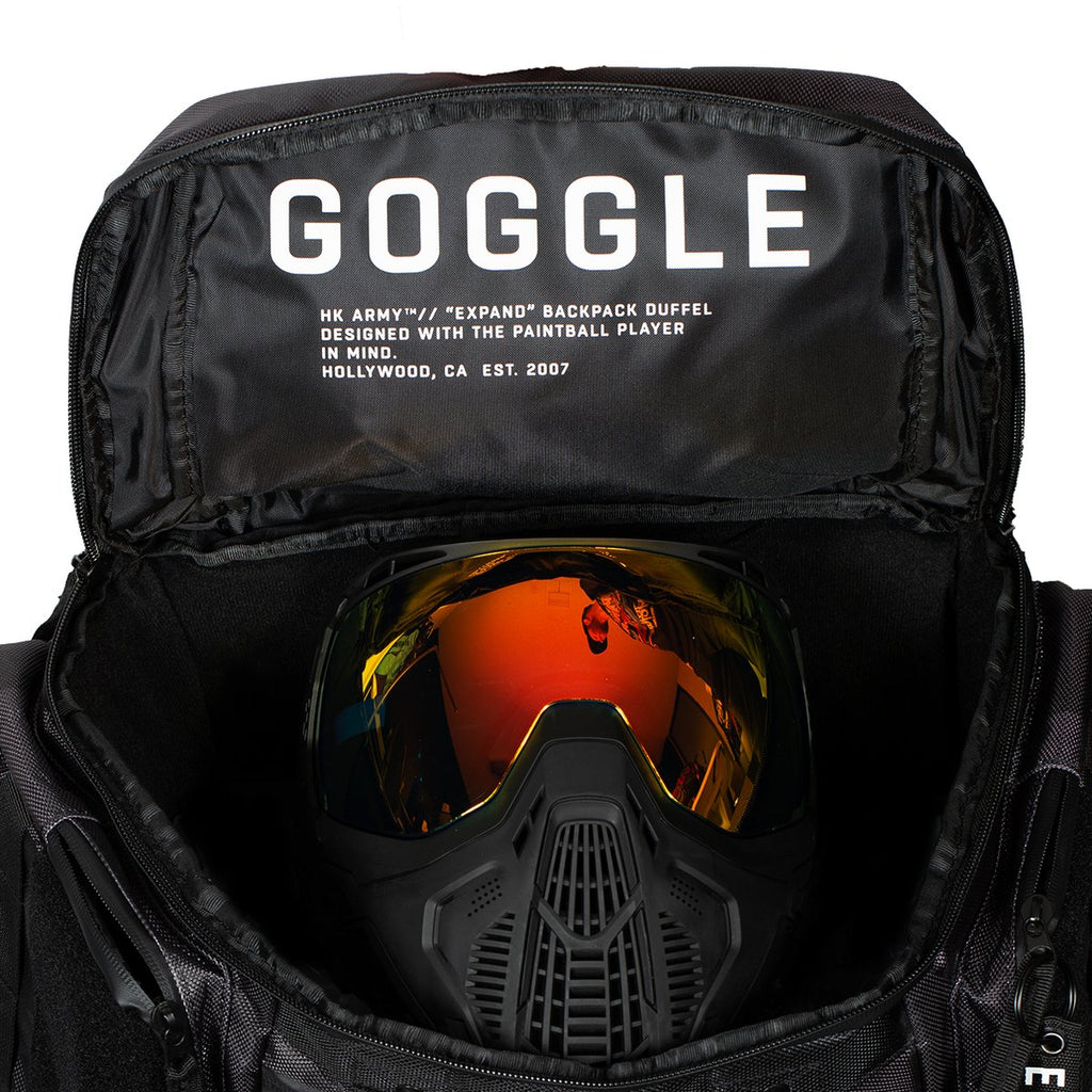 HK Army Expand Paintball Gear Bag - Backpacker Shroud blackout – Tone's ...